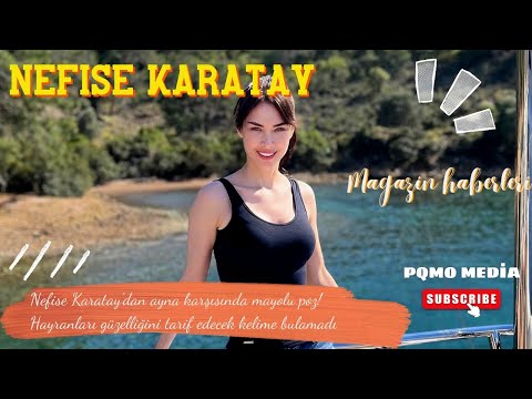Nefise Karatay'dan ayna karşısında mayolu poz! Hayranları güzelliğini tarif edecek kelime bulamadı