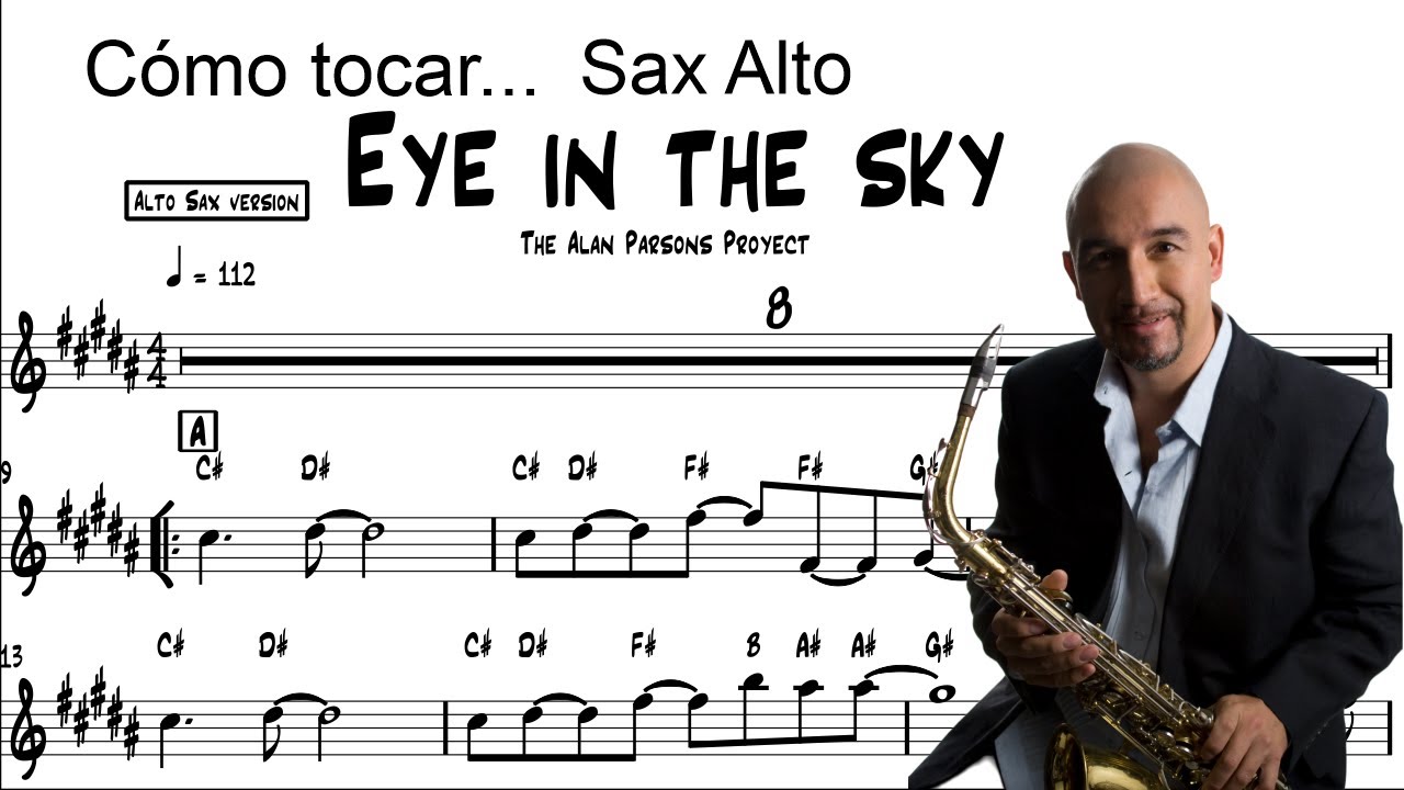 Eye in the sky cómo tocar en Alto Sax Tutorial - YouTube