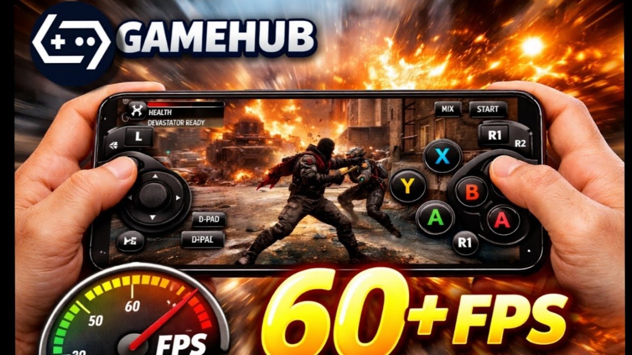GAMEHUB Emulator v5.3.5 | Prototype 2 on Android | Best Settings l 60 ...