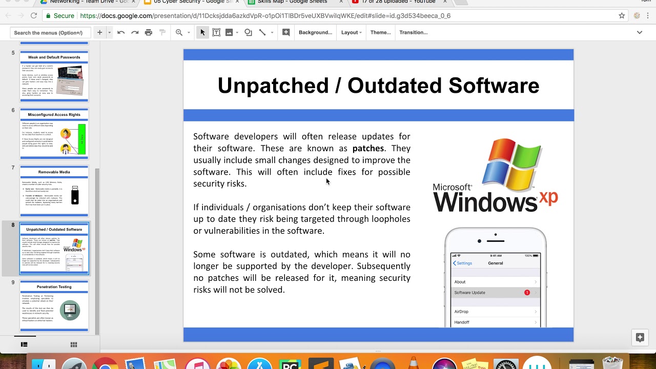 Cyber Security - Unpatched and outdated software - YouTube