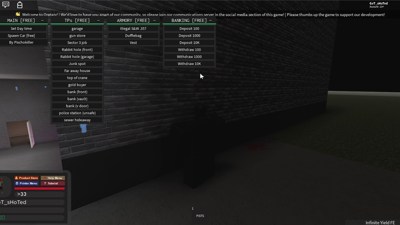 Roblox oretary - YouTube