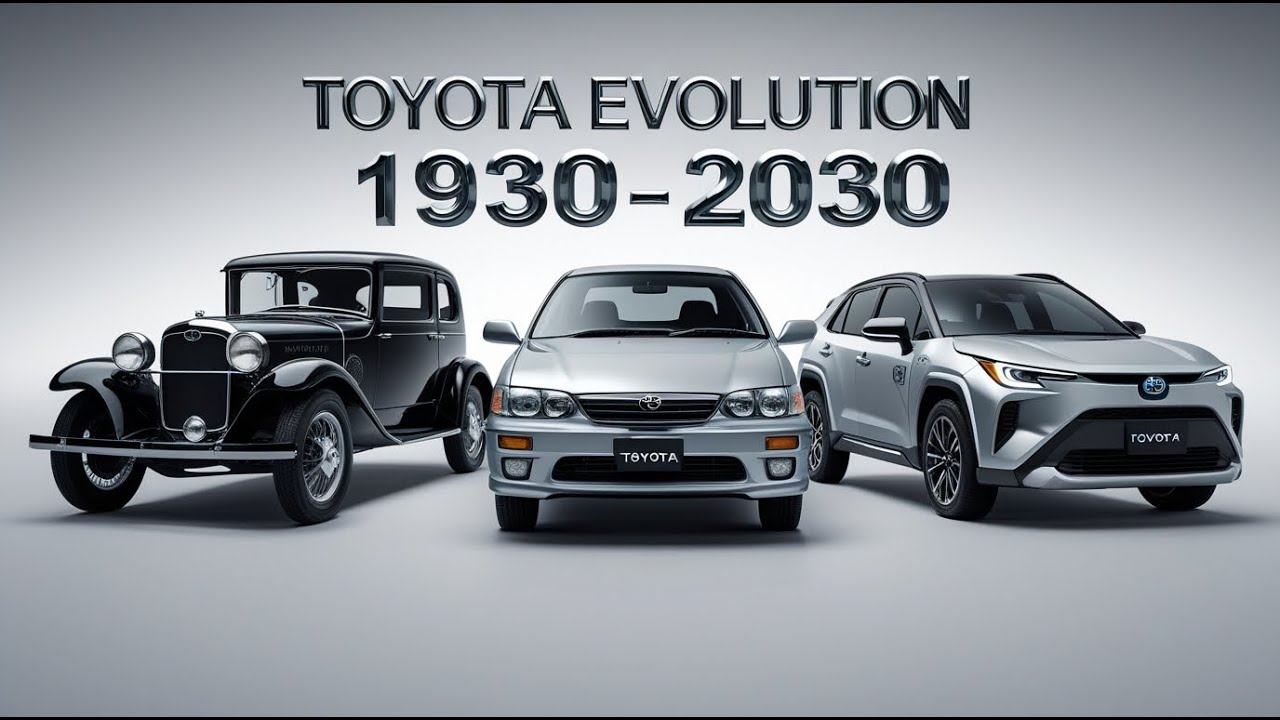 Toyota Evolution 1930–2030 | From Classic Legends to Futuristic ...
