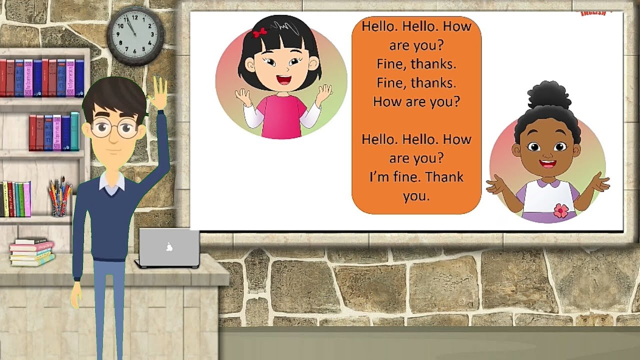 Sing hello how are you | Bahasa inggris kelas 1 - YouTube