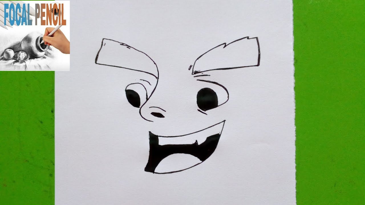 How To Draw Junkrat Face - YouTube