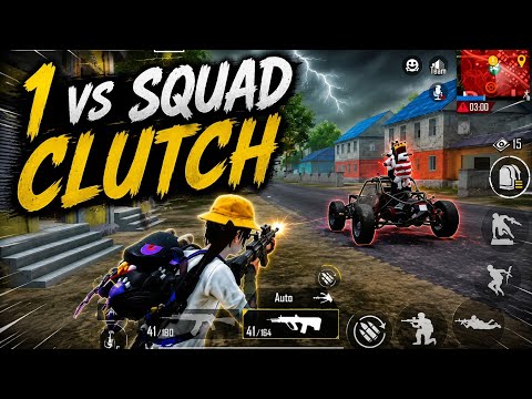 🔥 1 VS FULL SQUAD 😱 Impossible Clutch || 🆔ERO ZXZX 
