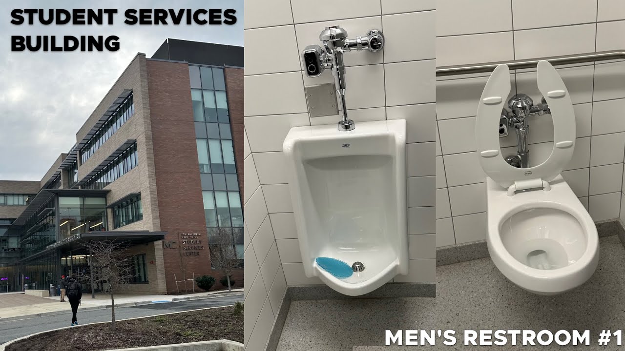 Student Services Building Men's Restroom 1 - YouTube