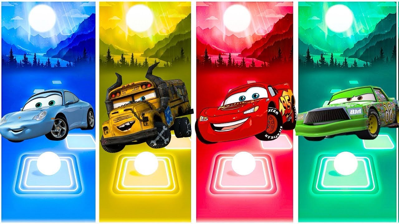 Cars 3 Mater vs Lighting McQueen vs Lighting McQueen Eater vs Spider ...