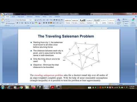 Graph Theory The Traveling salesman Problem - YouTube
