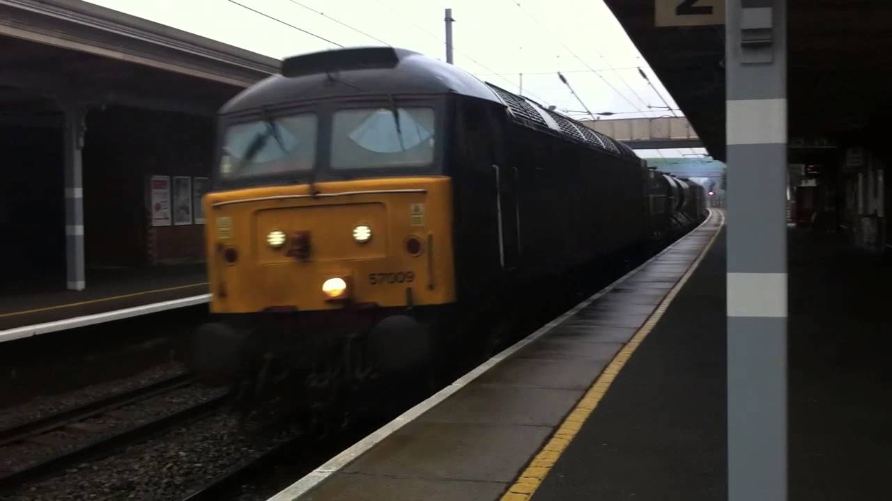 *ULTIMATE SCREAM* 57009+57010 pass Stowmarket on RHTT duties | 22/11/14 ...
