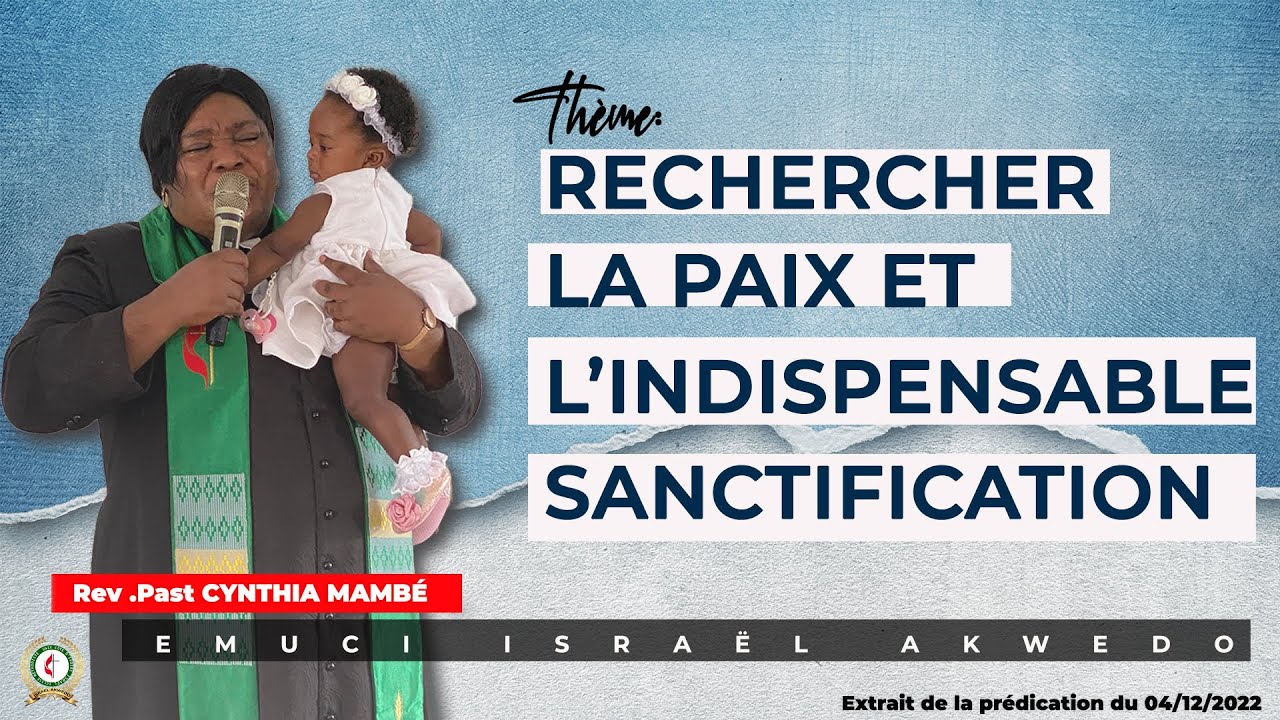 RECHERCHER LA PAIX ET L'INDISPENSABLE SANCTIFICATION - Rev Pasteure ...
