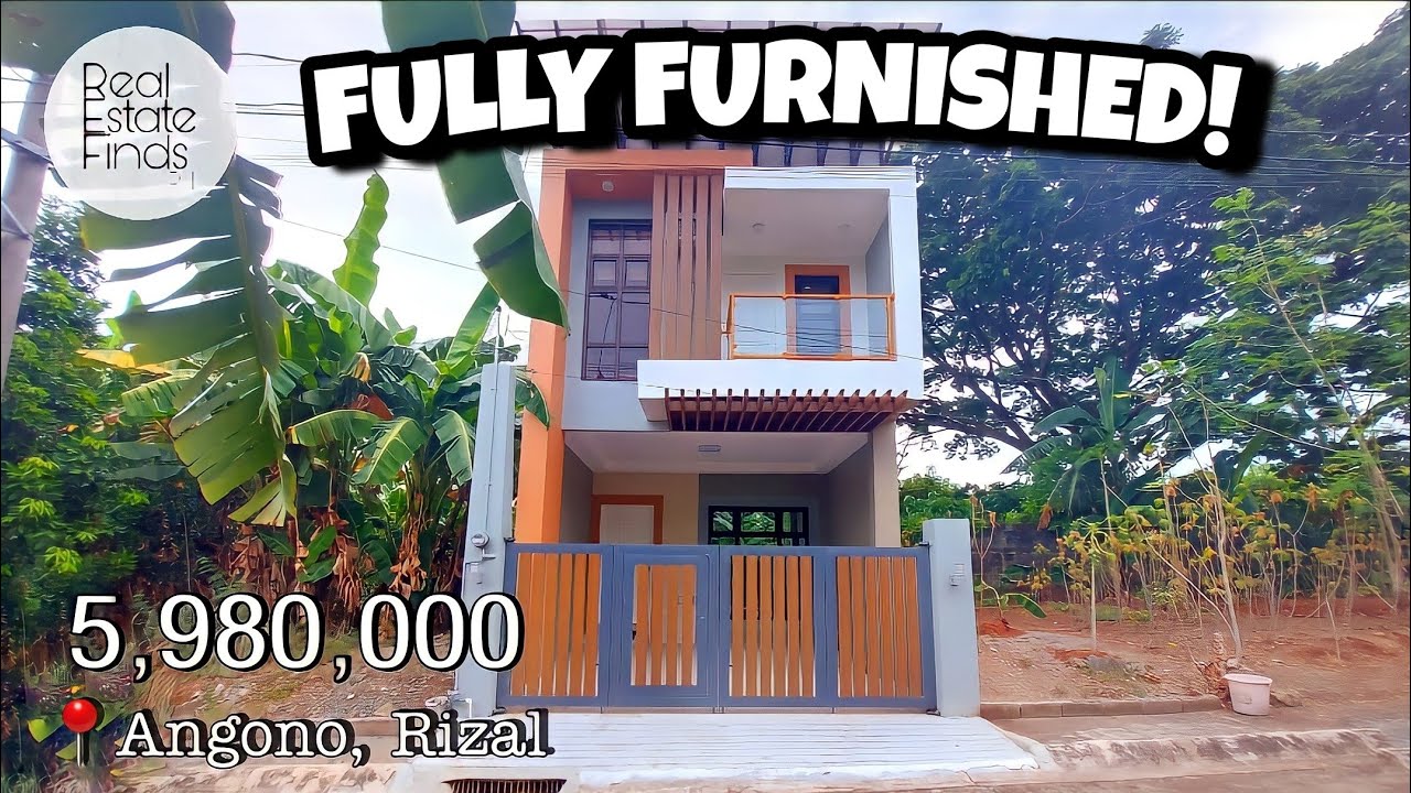 Fully Furnished Affordable House and Lot in Angono, Rizal - YouTube