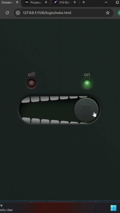 Onoff Toggle Button The Ultimate Css Hack 🔥coding Htmlcss Css Webdevelopment Shorts