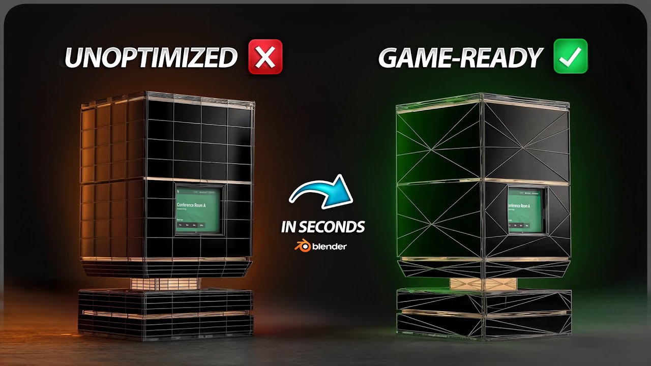 Fastest Way to Prepare Game-Ready Assets in Blender (in 5 Min) - YouTube