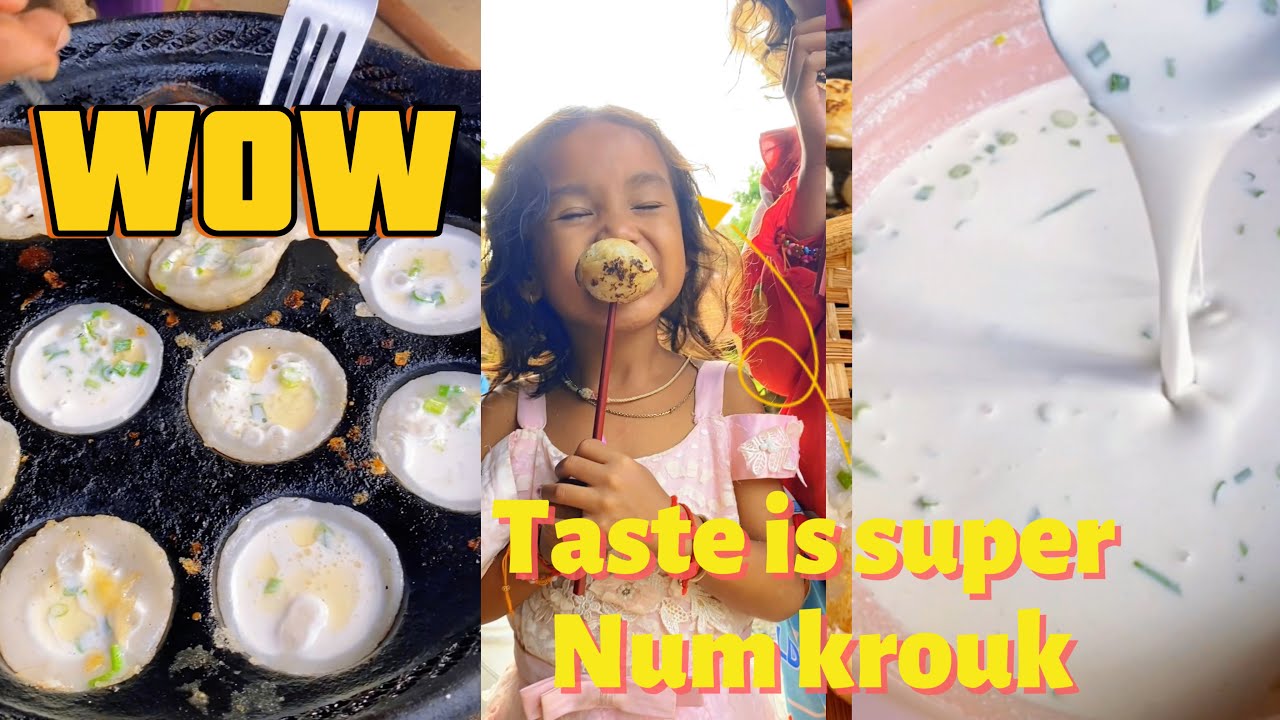 How to cook num krouk Asian food - YouTube
