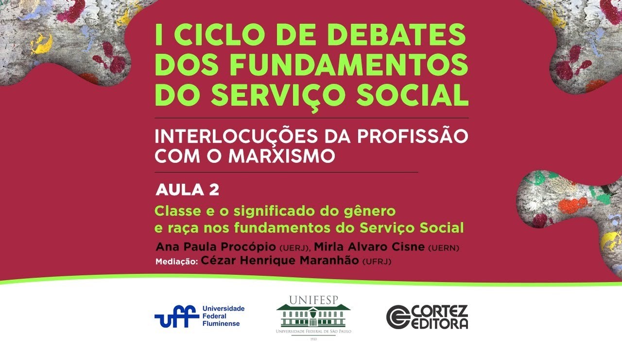Aula 2: Classe e o significado do gênero e raça nos fundamentos do ...