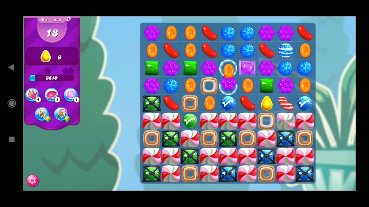 Candy Crush Saga Level (972) ⭐⭐⭐ No Booster - YouTube
