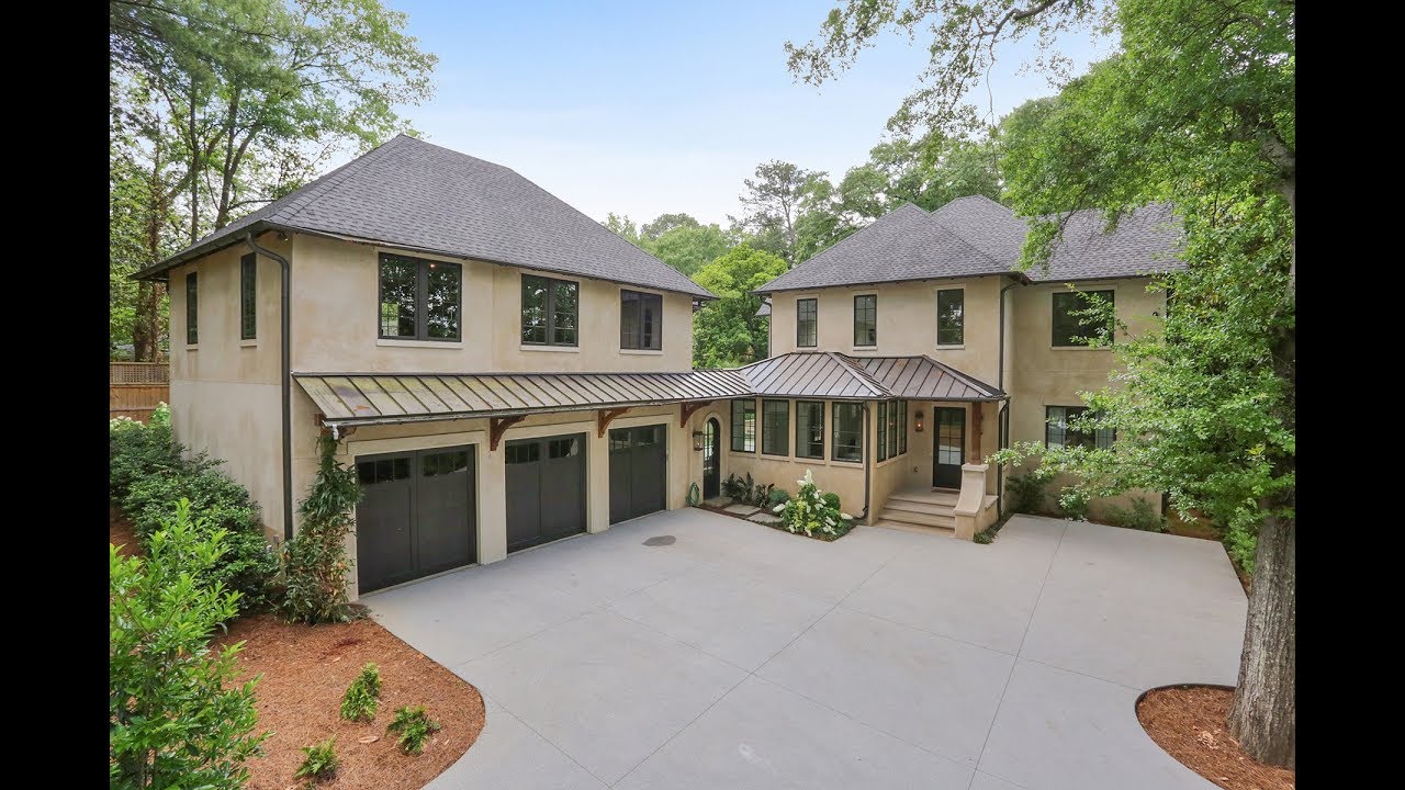 Stunning Custom-Built Home Overlooking Chastain Park Golf Course - YouTube