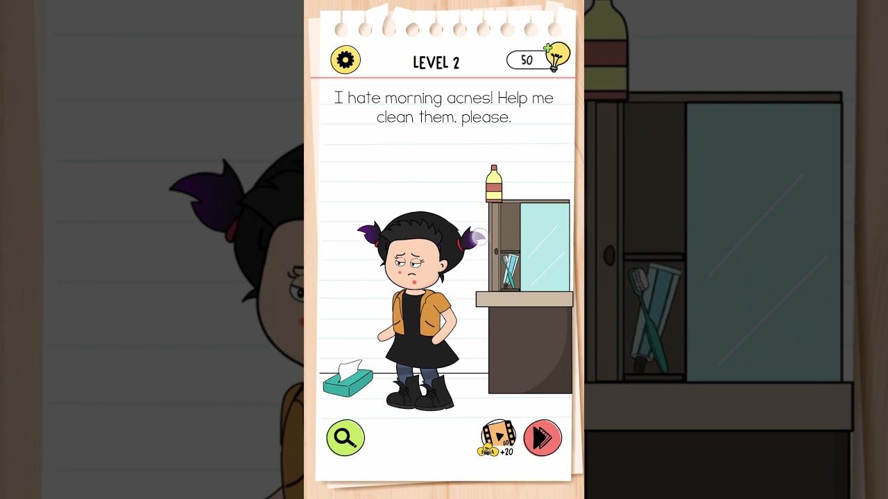 Brain Test 2: Tricky Stories - Level 12 Bad Luck Betty Or Answer • Game ...