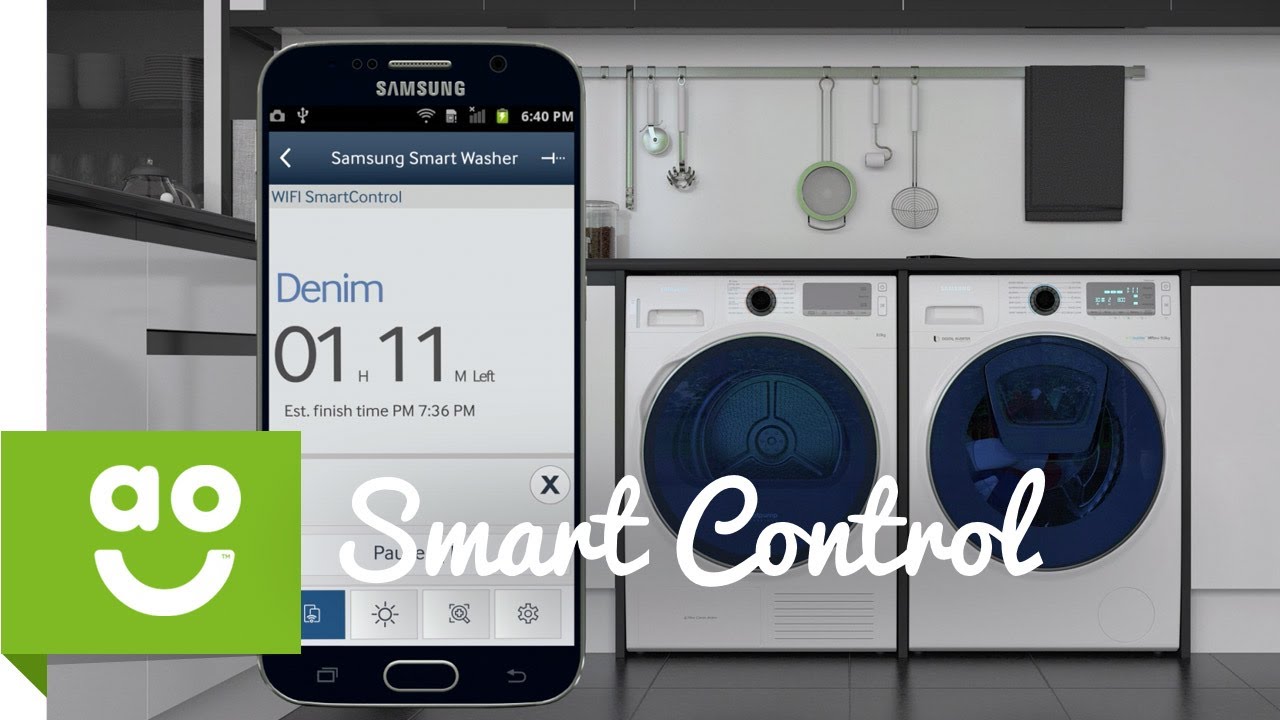 Samsung Smart Control | Washing Machines | ao.com - YouTube