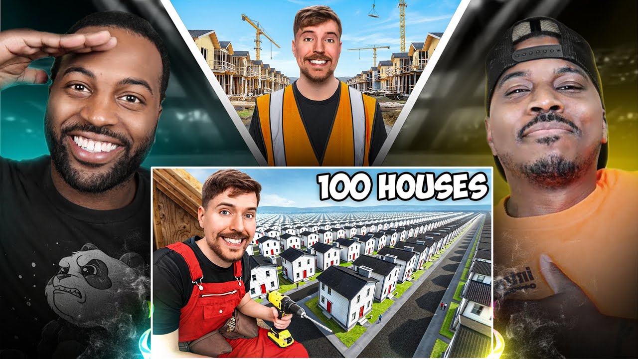 MR BEAST IS THE TRUTH...Mr beast Built 100 Houses And Gave Them Away ...