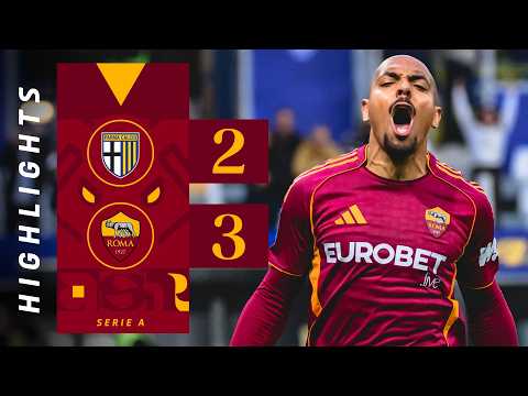 PARMA 2-3 ROMA | SERIE A HIGHLIGHTS 2025-26
