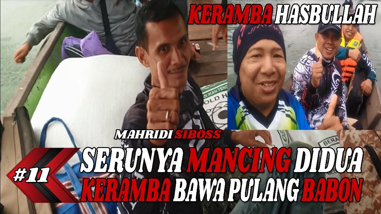 SERUU‼️ MANCING NILA BABON DIDUA KERAMBA HASILNYA..!! || RIAM KANAN ...