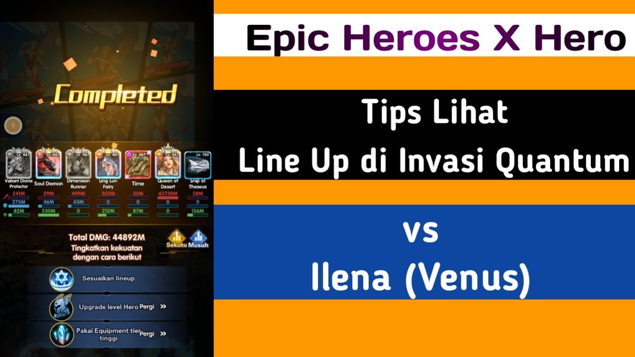Cara Liat Gambaran Line Up vs Ilena (Venus) di Invasi Quantum EPIC ...