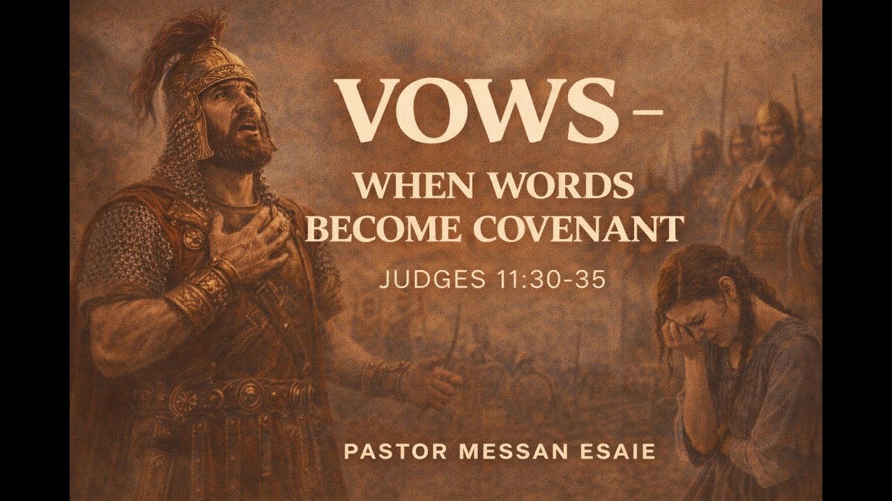 Vows - When Words Become Covenant | Pastor Messan Esaie - YouTube