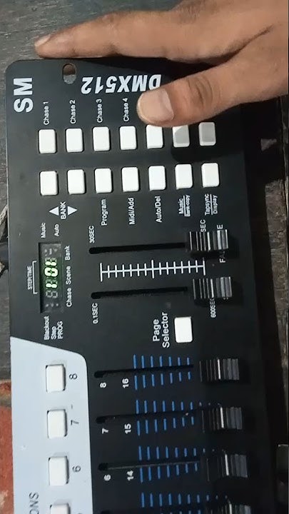 512 DMX CONTROLLER PROGRAM DELET KARE #shortsvideo #512 #dmx # ...