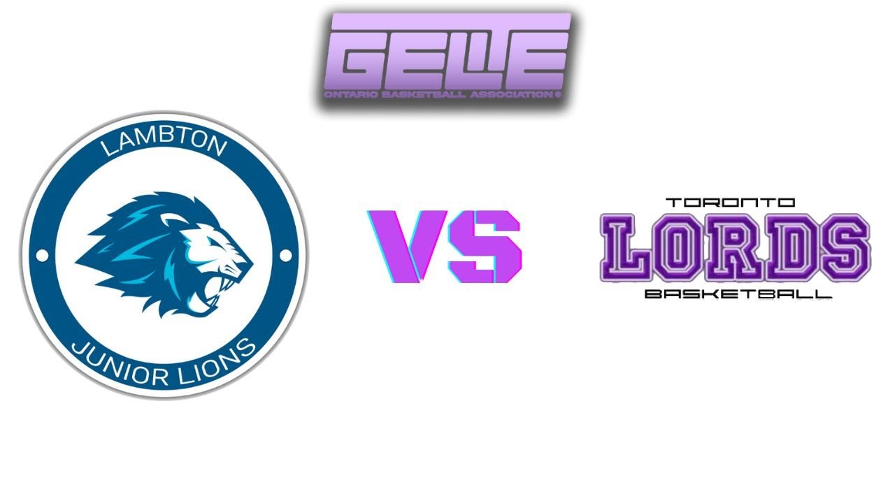 Toronto Lords Jr. vs. Lambton Jr Lions | G-Elite Juniors - Session 3 ...