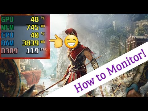 How to Monitor FPS, CPU, GPU, RAM usage and etc in Games 2019 - YouTube