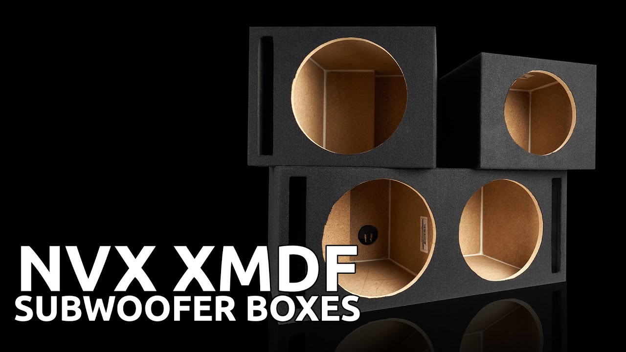 NEW! NVX XMDF Subwoofer boxes Made in the USA - YouTube
