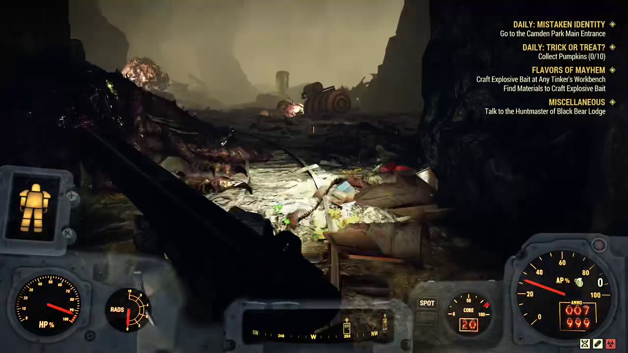 Strangler heart power armor vs scorch beast - YouTube