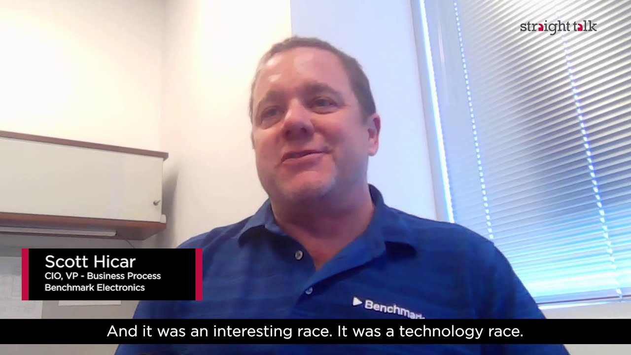 Scott Hicar, CIO, VP-Business Process, Benchmark Electronics on the ...
