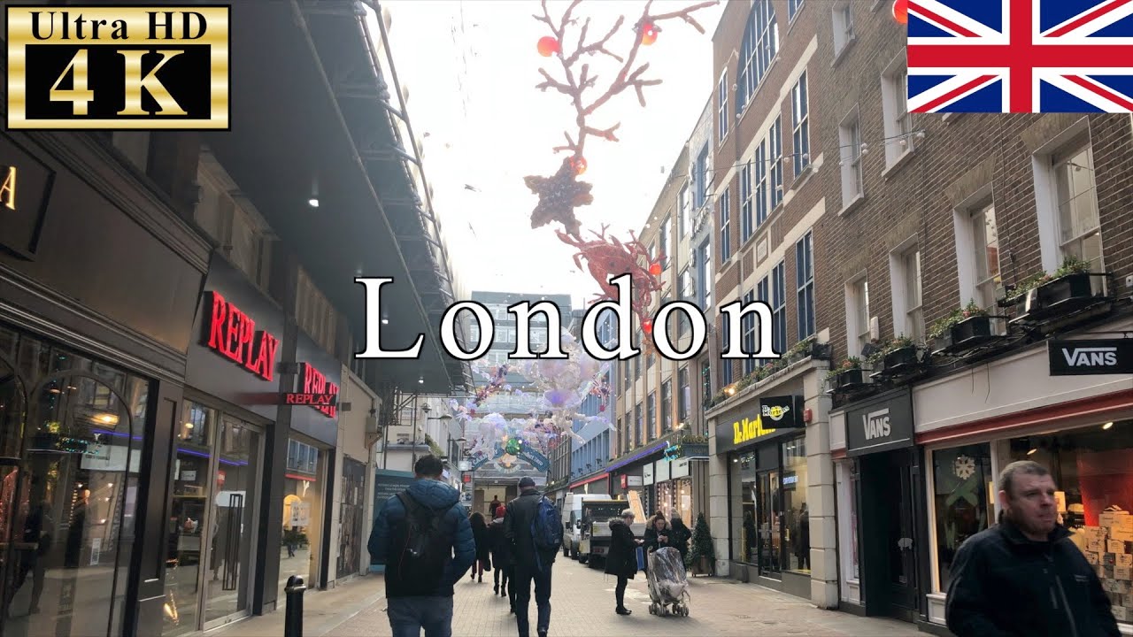 🇬🇧London Winter Walk - Soho District - 【4K 60fps】 - YouTube