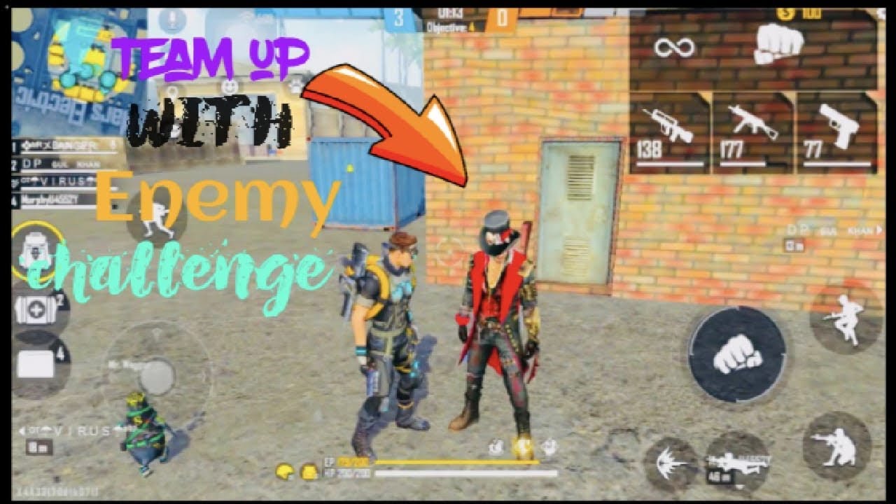 Team up with enemy challenge - YouTube