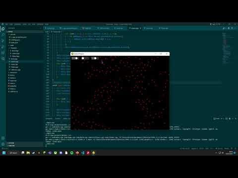 Project 1 - Boids (C++ and SFML) - YouTube