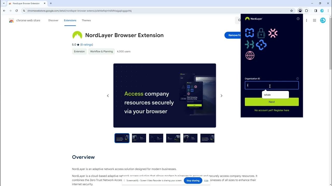 Steps to Install NordLayer Chrome extension and Dedicated IP - YouTube