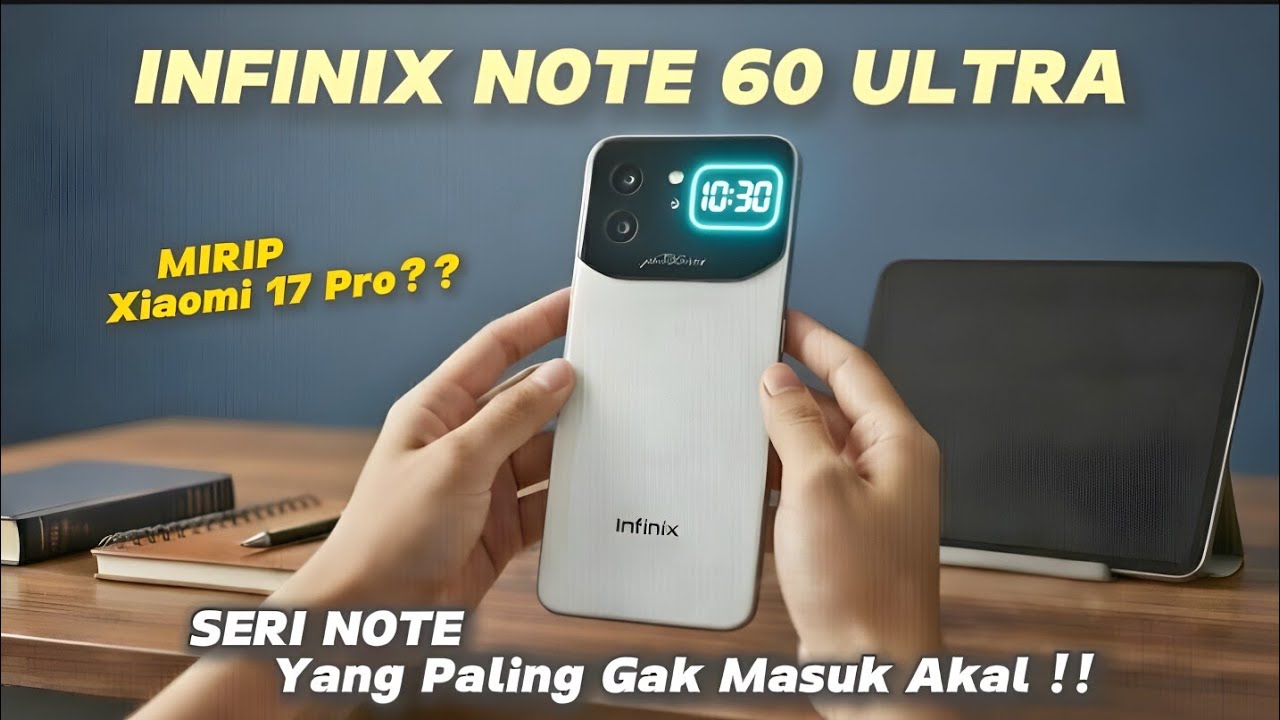 SERI NOTE PALING ULTRA GILA..!! INFINIX NOTE 60 ULTRA, 200MP Kamera ...