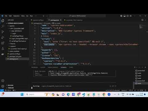 Multi Cucumber HTML Report - Cypress BDD cucumber Framework #cypressBDD ...
