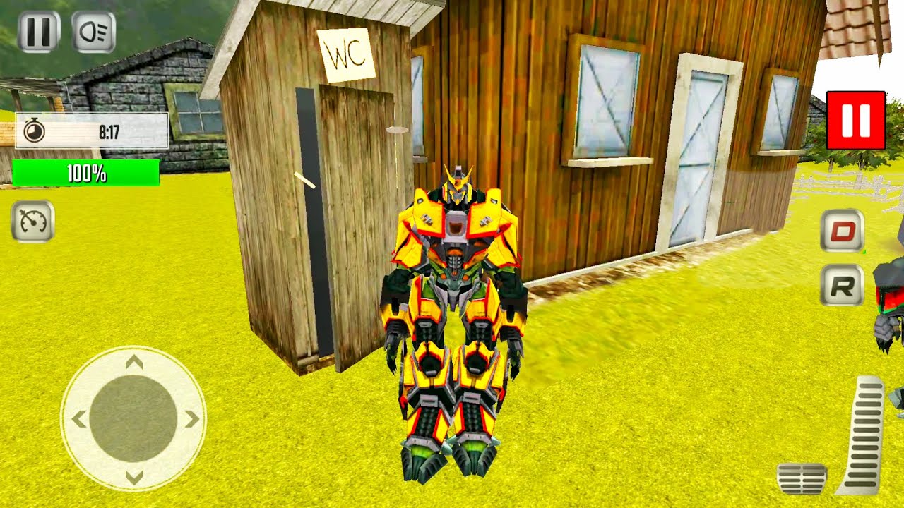 Robot Farmer Simulator 2020 - Real Village Tractor With Hindcarriage ...