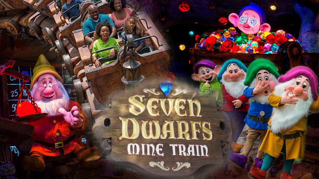 Seven Dwarfs Mine Train Nighttime Pov At Magic Kingdom Youtube