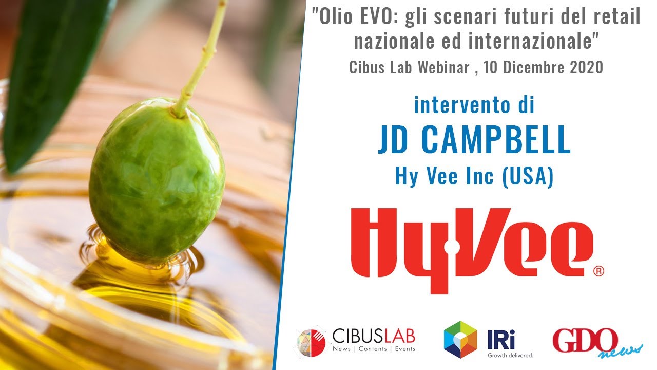 JD Campbell, Category Manager Hy Vee (USA): Intervento al Webinar ...
