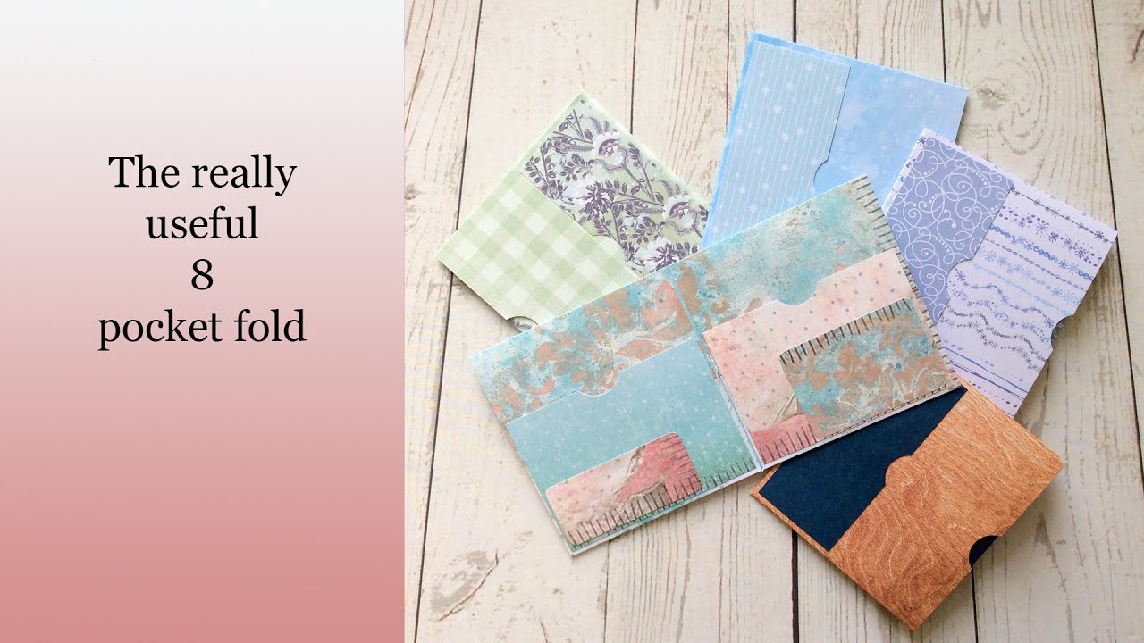How to make an eight pocket fold - YouTube