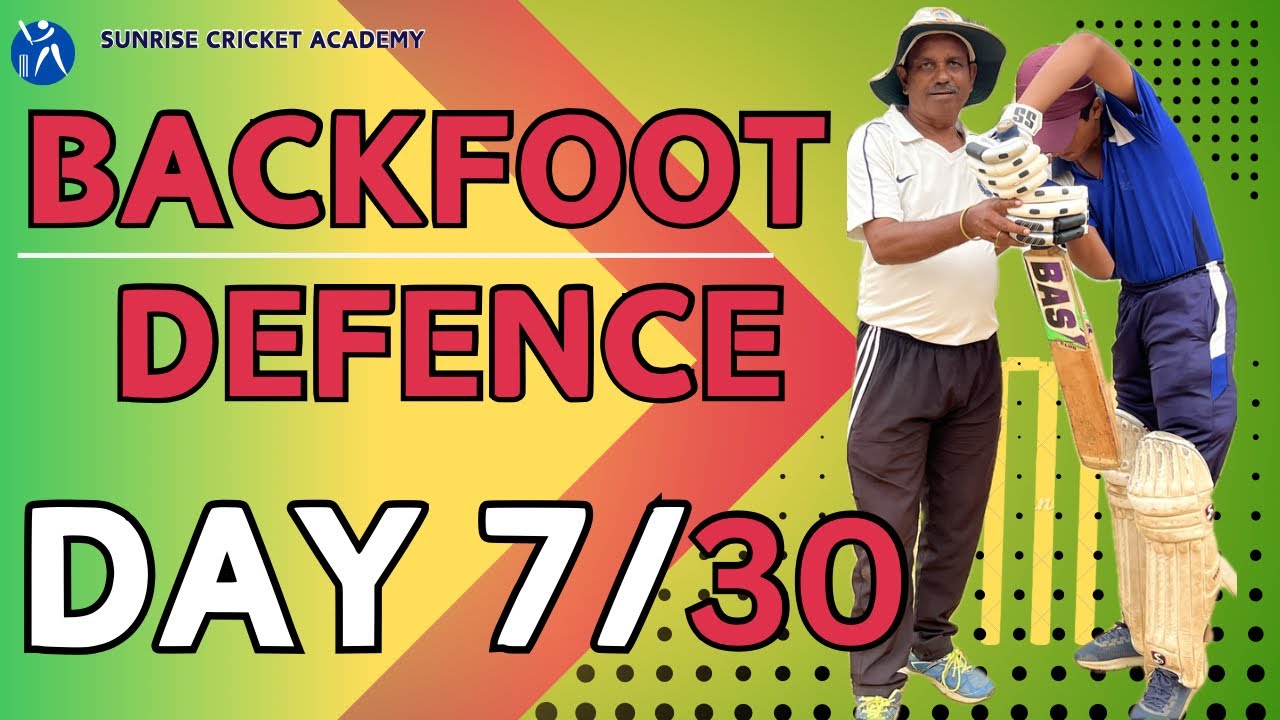 Back foot DEFENCE in cricket | basics techniques knowledge how to play ...