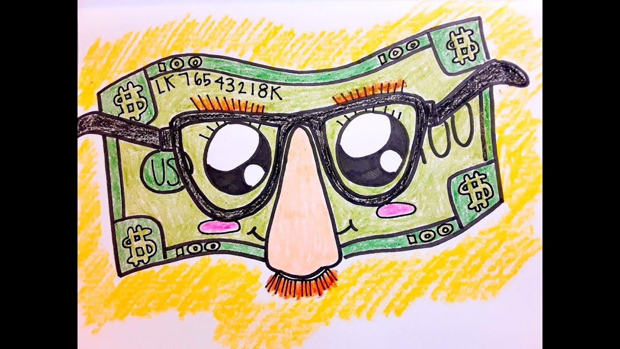 How To Draw Funny Money - YouTube