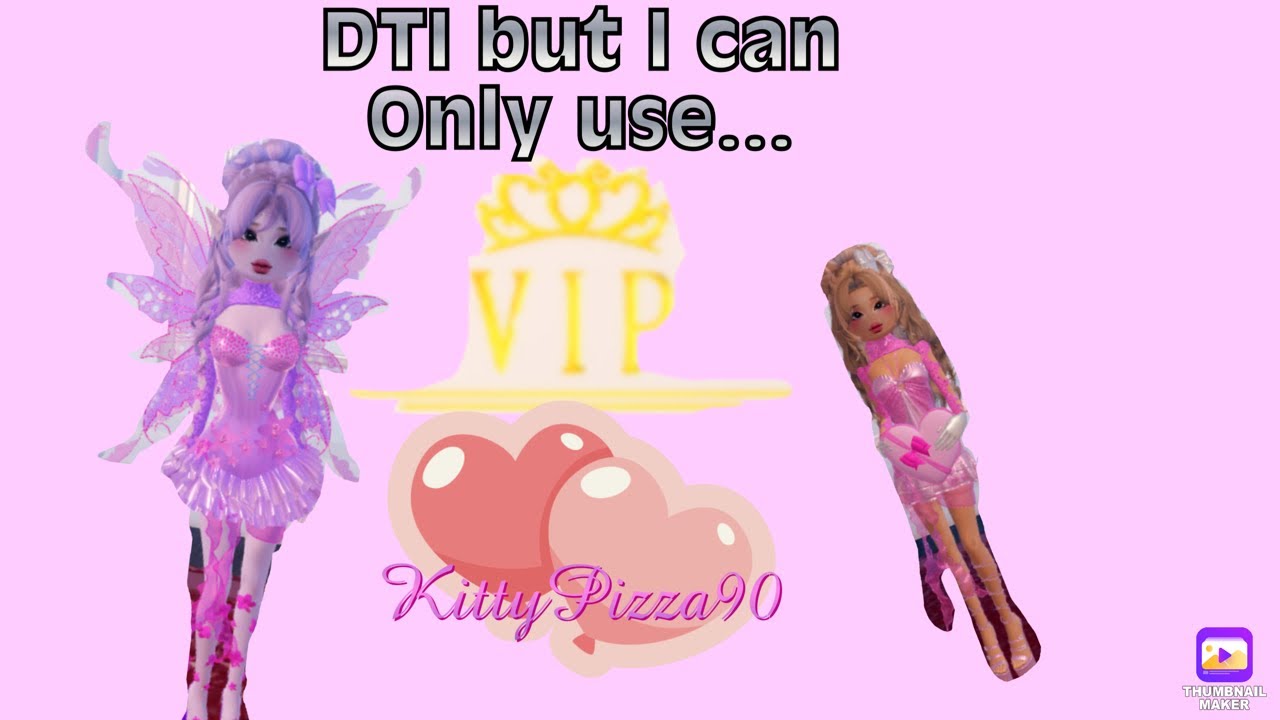Dress to impress but I can only use VIP items - YouTube