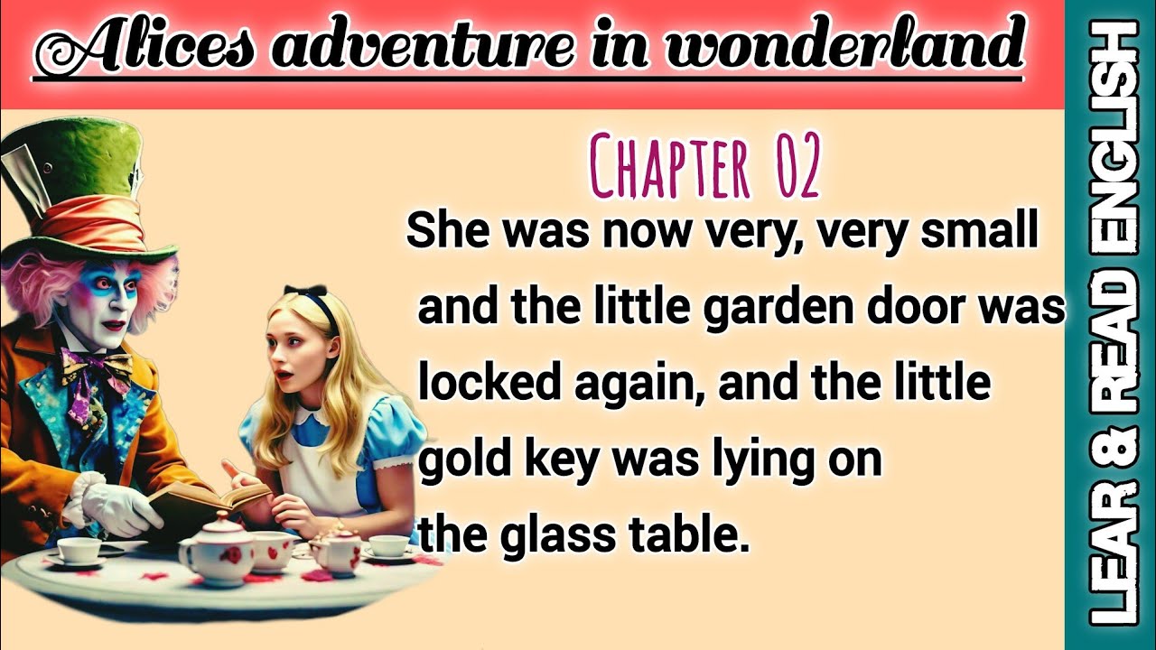 Alice adventure in Wonderland - chapter 2 | English story reading ...
