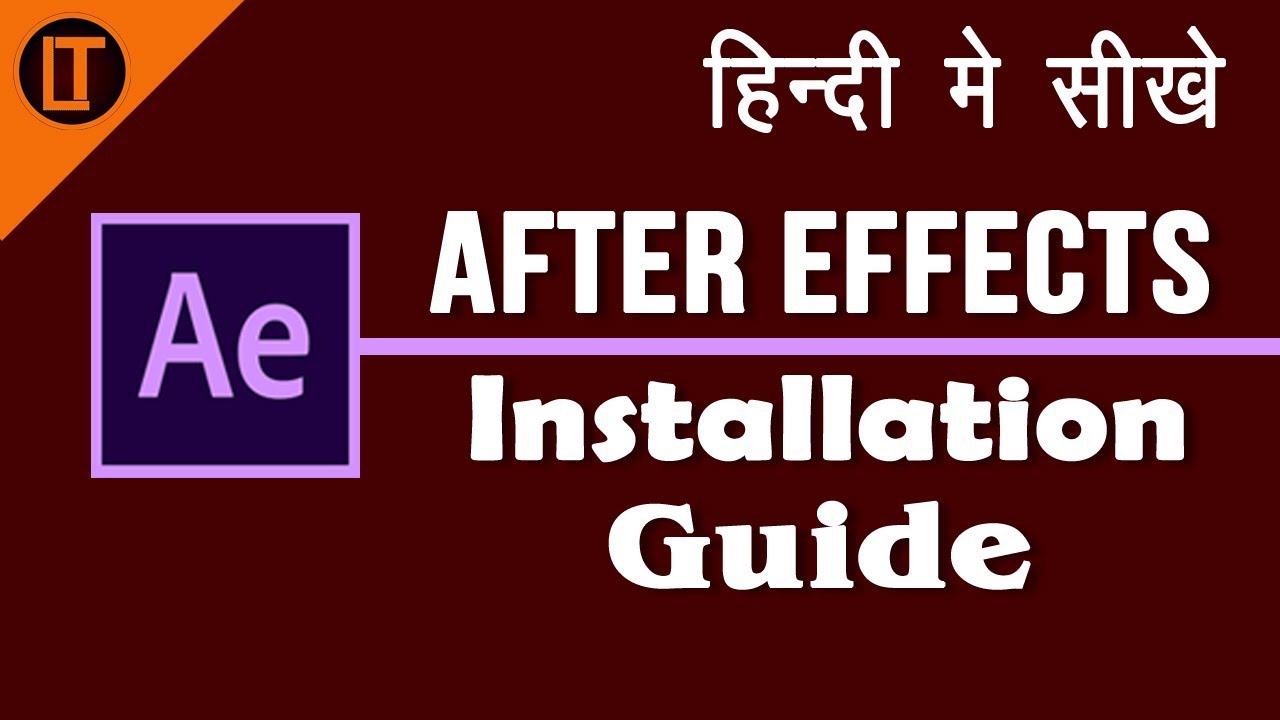 Adobe After Effects CC 2018 Installation Tutorials Guide in Hindi - YouTube