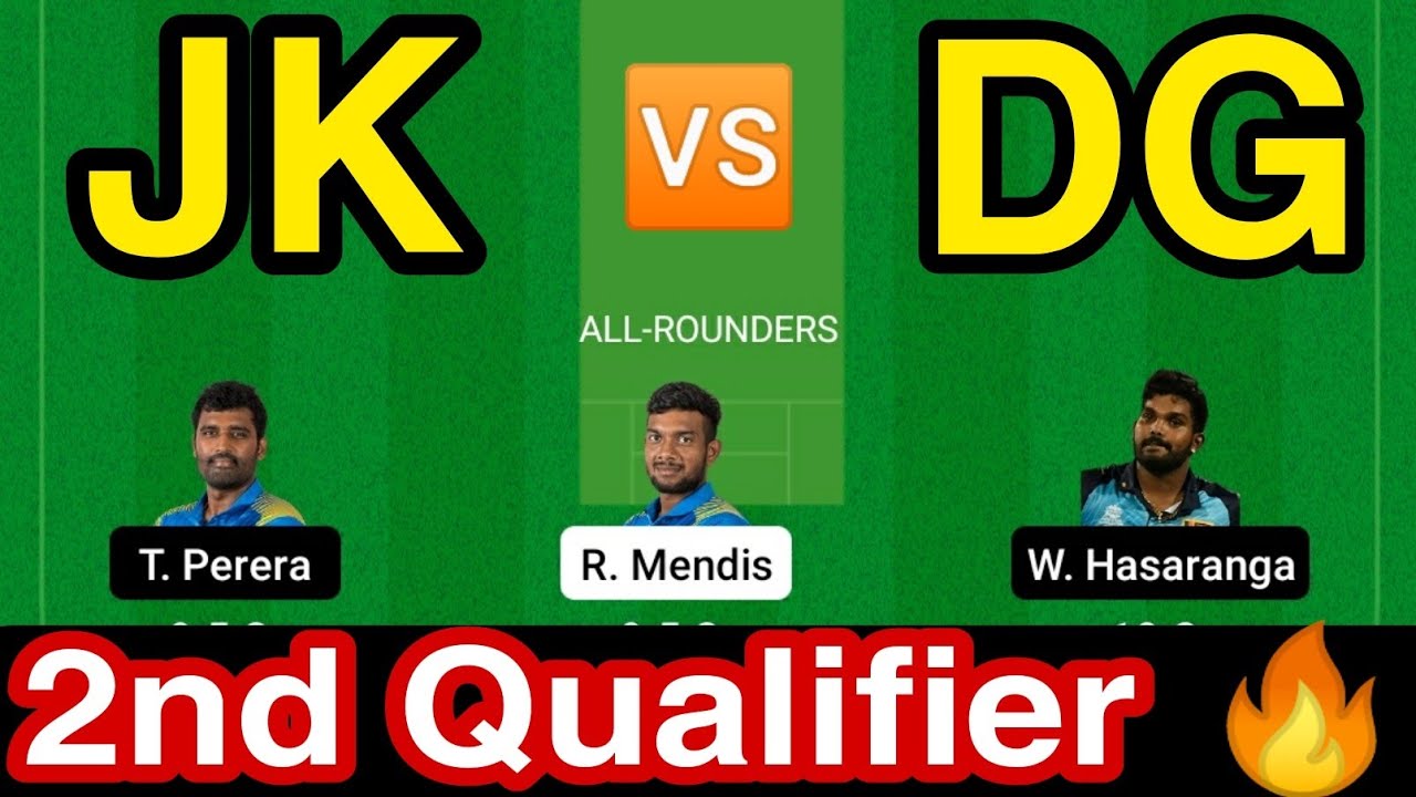 JK vs DG Today's Match Prediction | DG vs JK All Players Stats, Batting ...